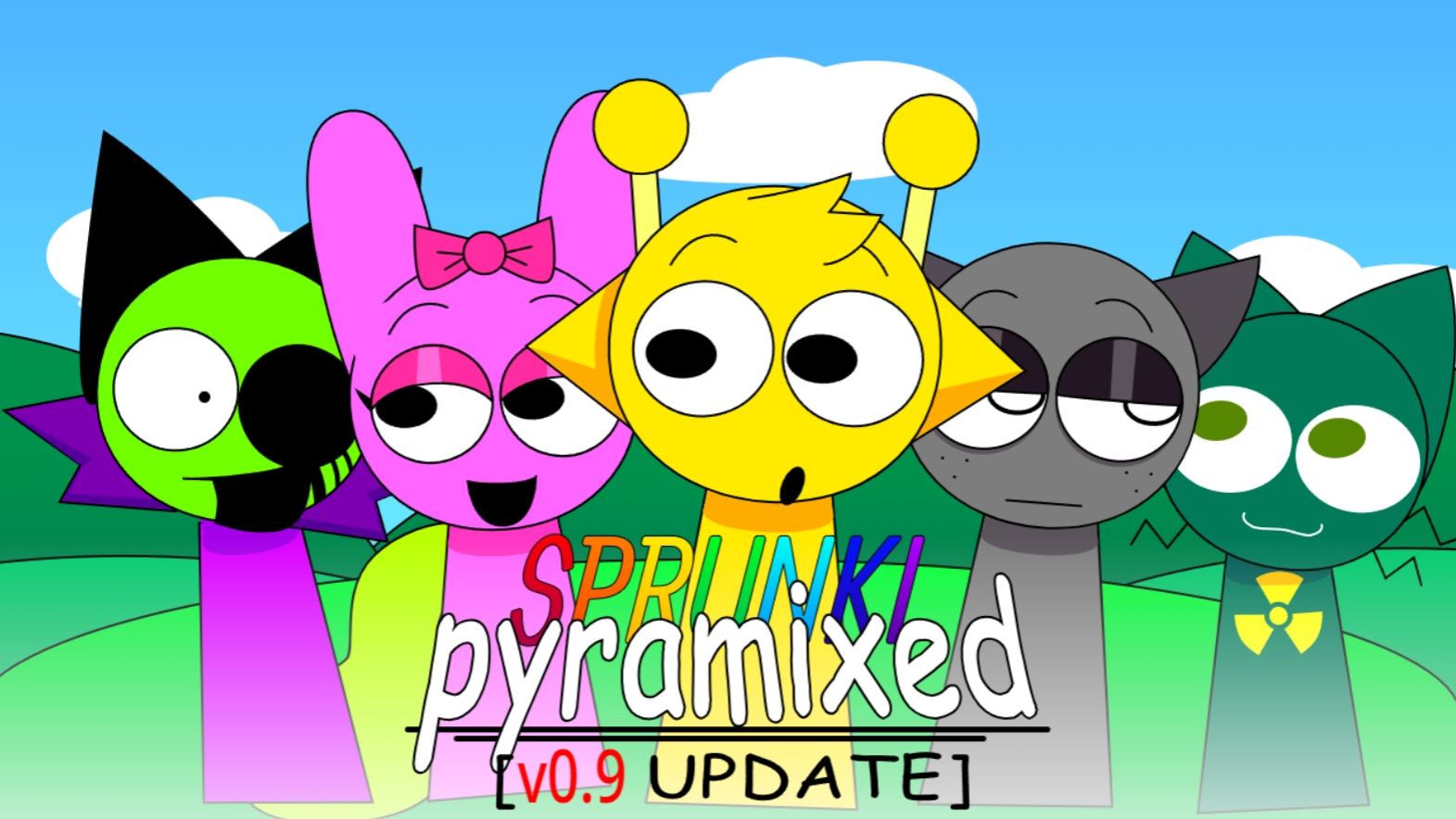 Sprunki Pyramixed with mr fun computer anims phase 1 & 2 by @FireRock ...