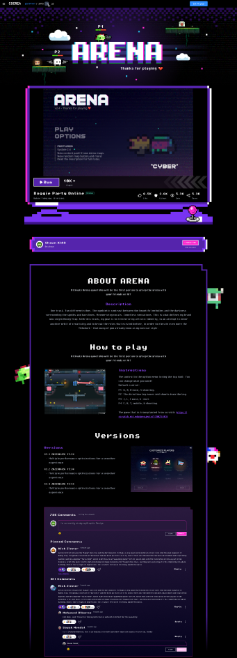 Arena (Online Version) by @Jamin /Scratch project hosted on Cocrea.