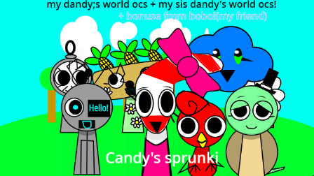 candy's sprunki dandy's world ocs (sprunki mod) by WIKIPUSHIN ...